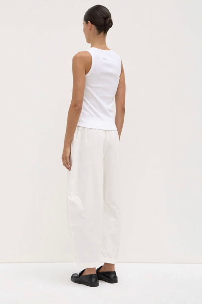 Assembly Label Lola Barrel Pant White | ATAMIRA Raglan NZ – Atamira