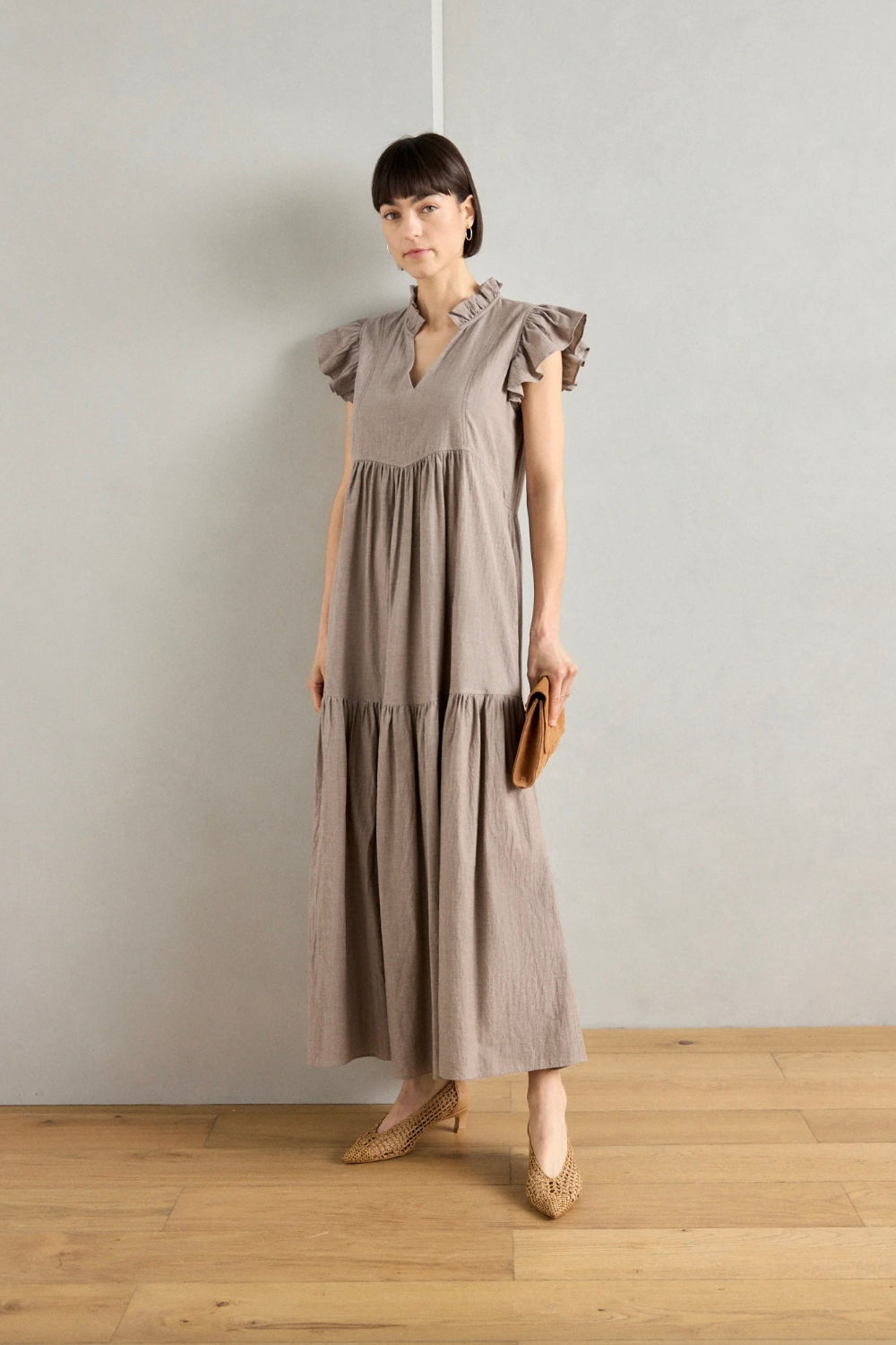 Mos Mosh Waldy Izha Dress Chocolate Chip | ATAMIRA Online Store NZ – Atamira